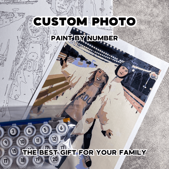 Personalized Custom Paint by Number Kit | DIY Canvas Art – The Feelz
