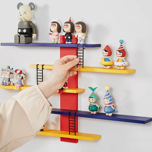 Wall Figure Toy Display Stand | DIY Floating Shelves for Toys