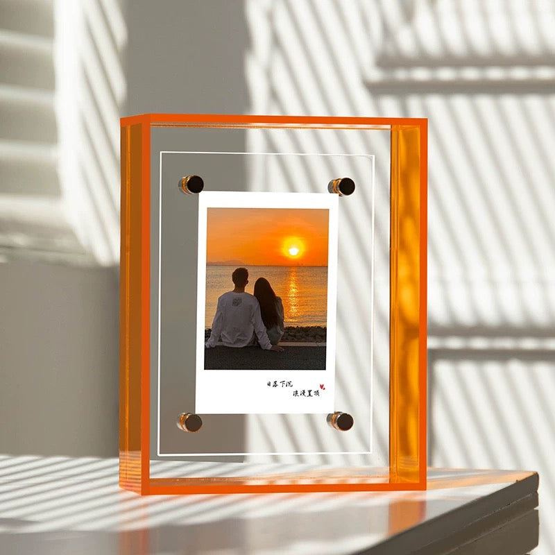 Transparent Acrylic Photo Frame - Wall & Table Decor for Home