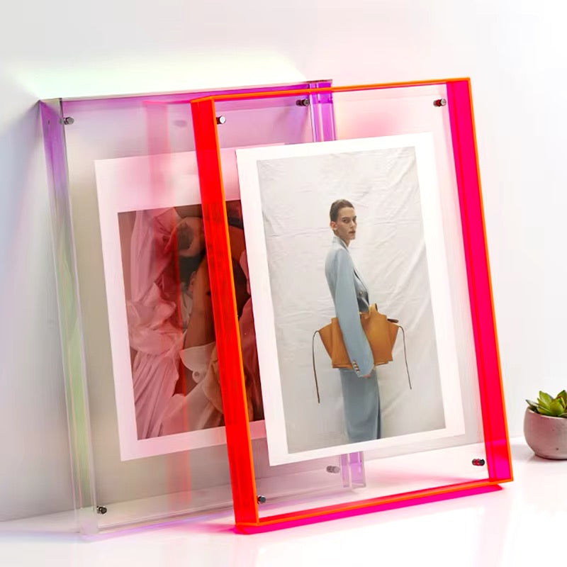 Transparent Acrylic Photo Frame - Wall & Table Decor for Home