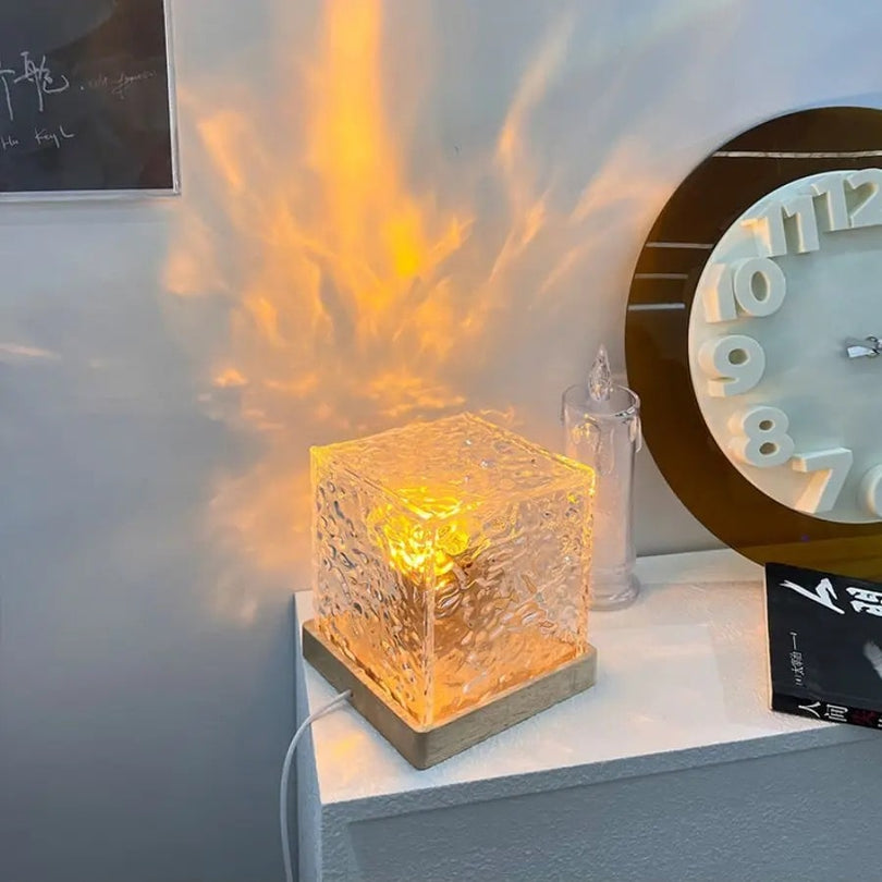 Crystal Projector Table Lamp – Desk Sunset Night Light – The Feelz