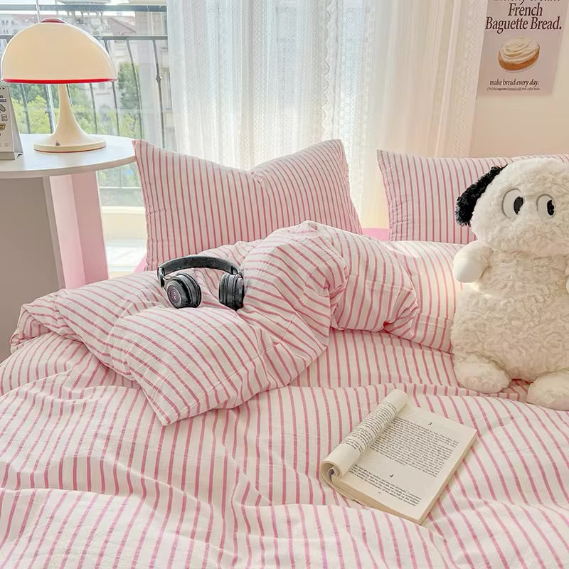 Pink Cozy Bedding Set - Soft Duvet & Rose Pillowcases Coquette – The Feelz