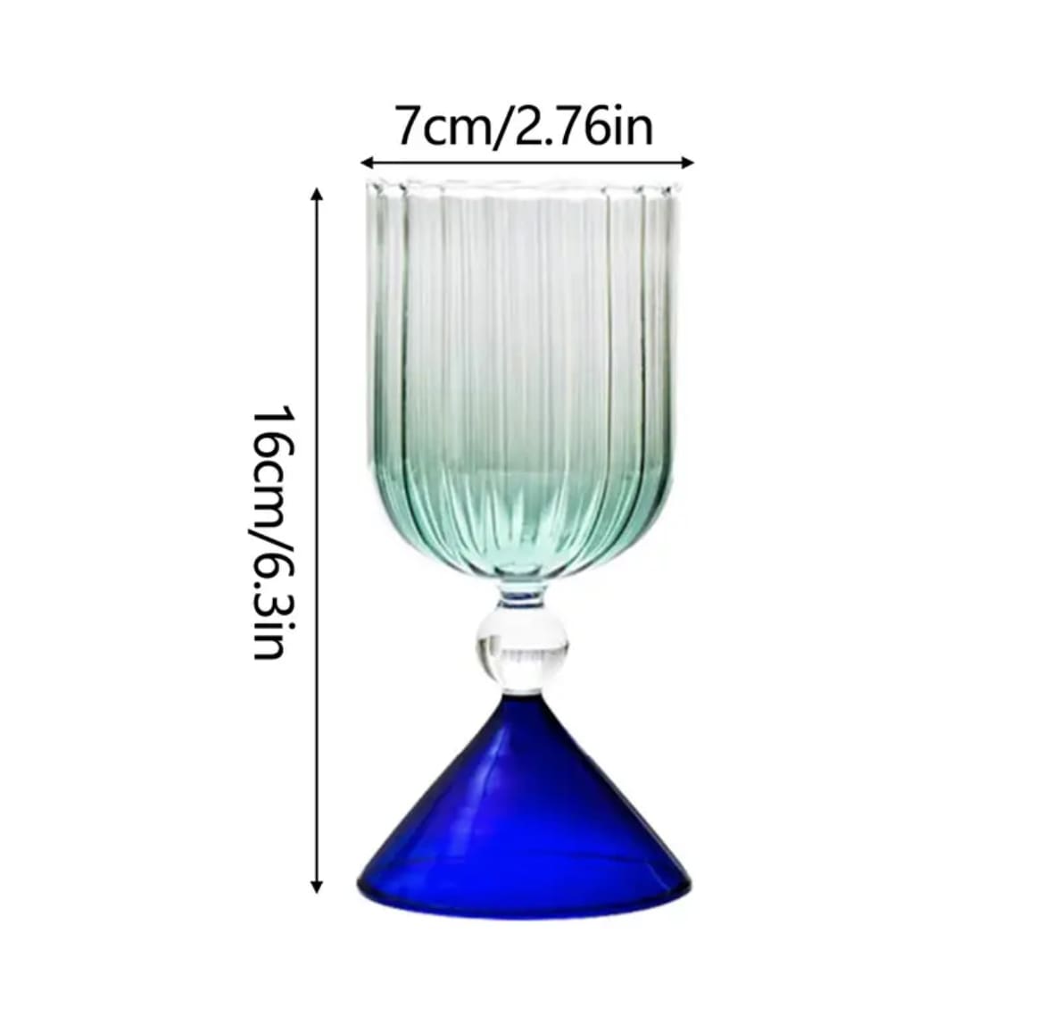 Colorful Cocktail Glass – Vintage Champagne & Martini Glass – The Feelz