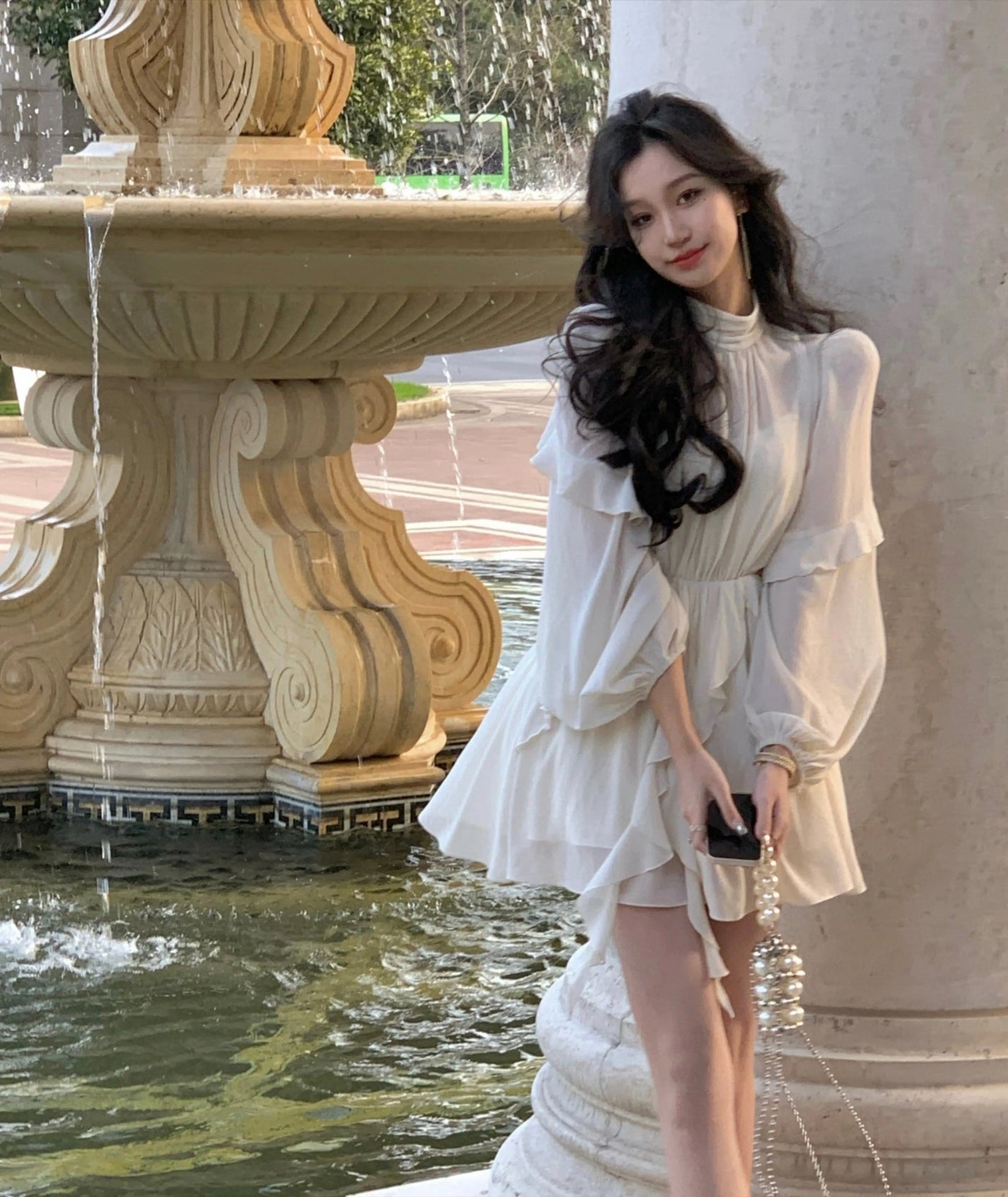 Coquette Dress - Puff Sleeve Mini Dress – Vintage Design