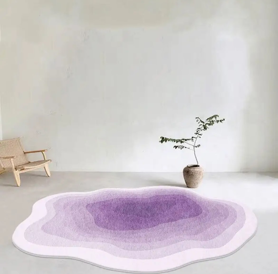 Light Luxury Rug - Soft Cashmere Pink Gradient Carpet