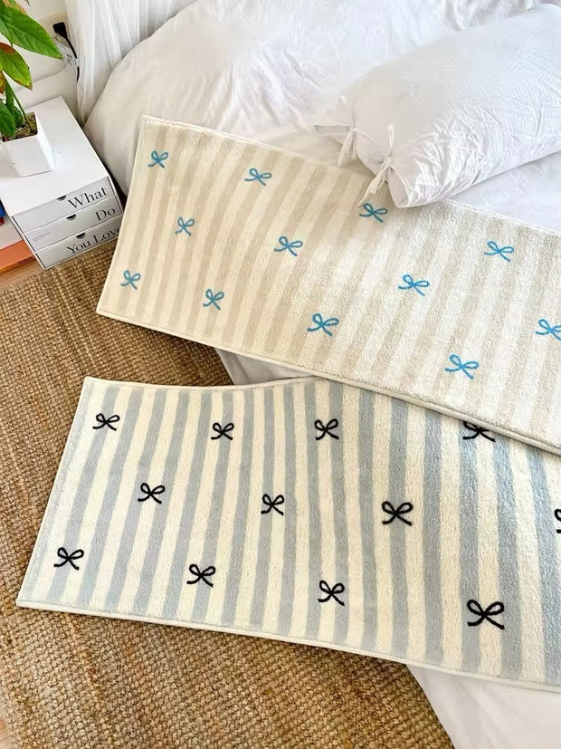 Coquette Bow Rug - Soft Girl Room Decor | Bedroom Rug – The Feelz