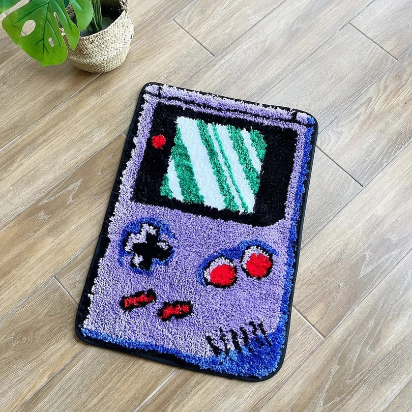 Retro Game Tufted Rug – Game Rug for Gamer Room Decor – The Feelz