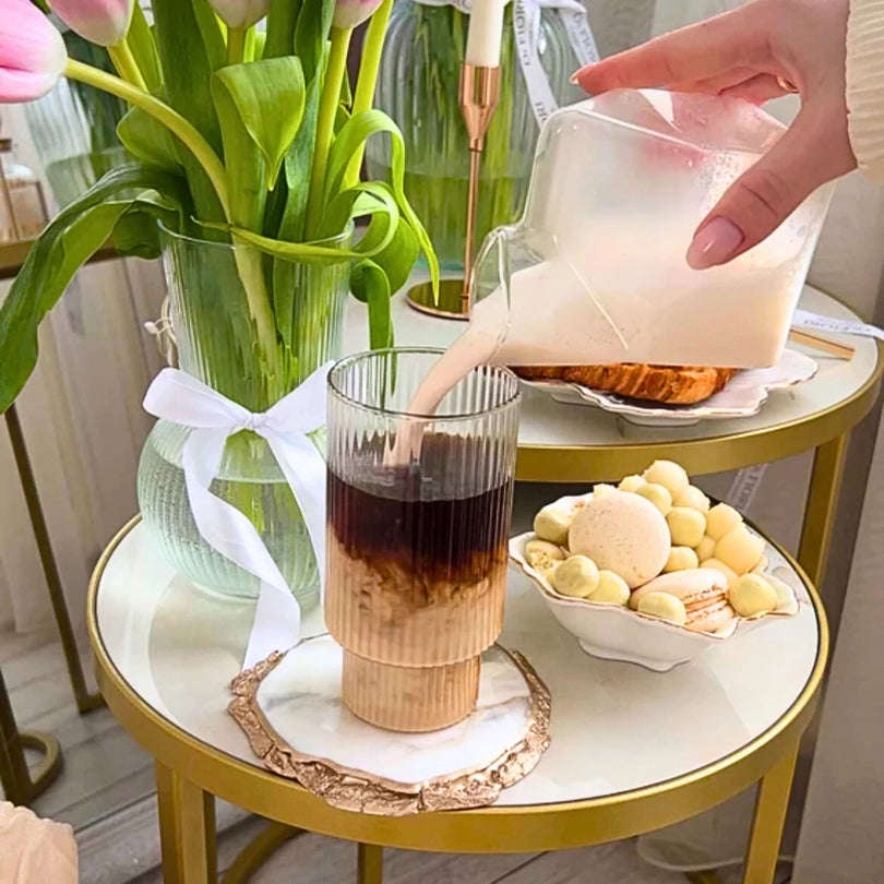 Milk Cup | 300ml Glass Milk Carton for Coffee, Tea & Juice – The Feelz
