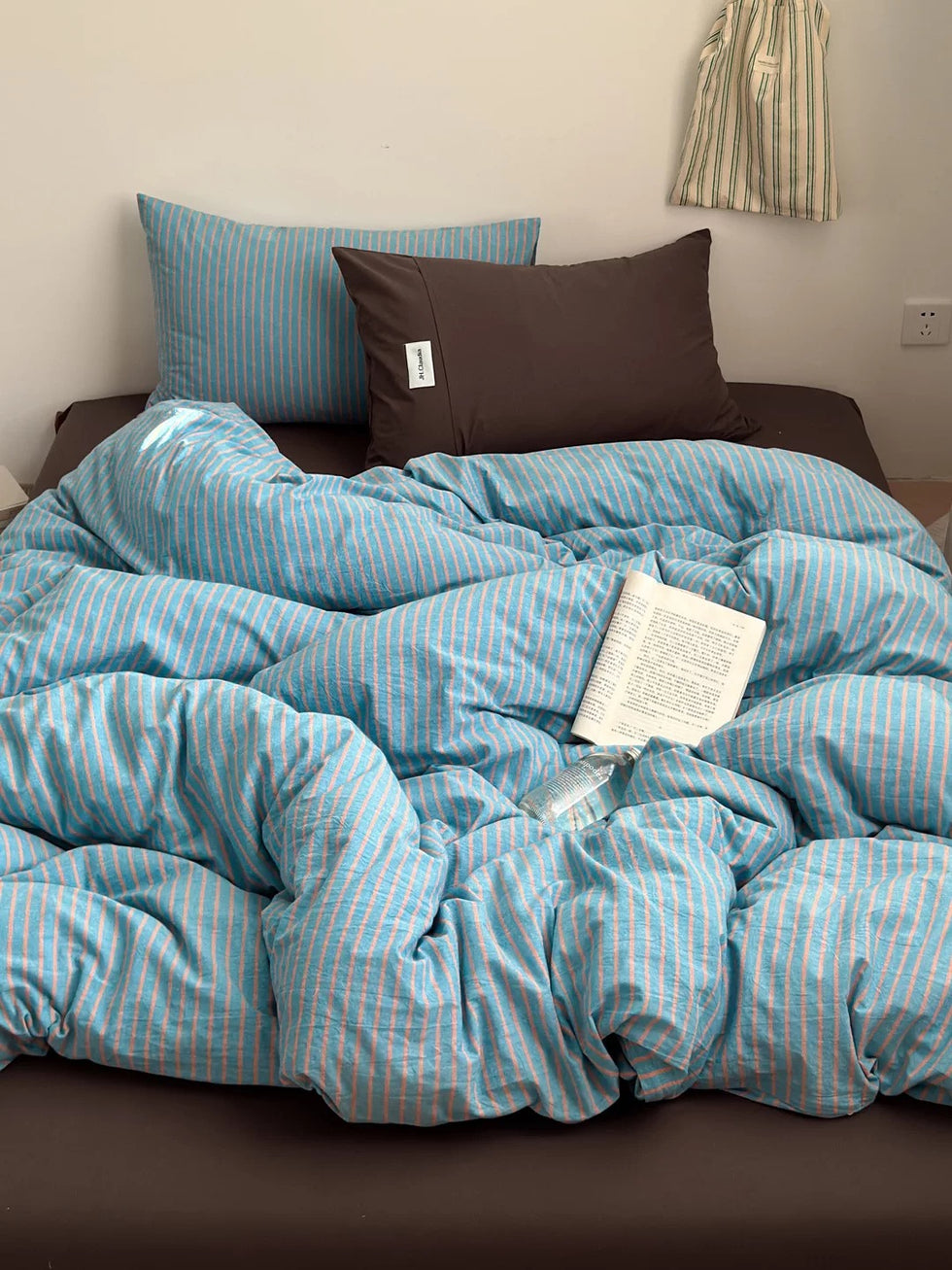 Inspiring Blue Striped Duvet Cover Gallery