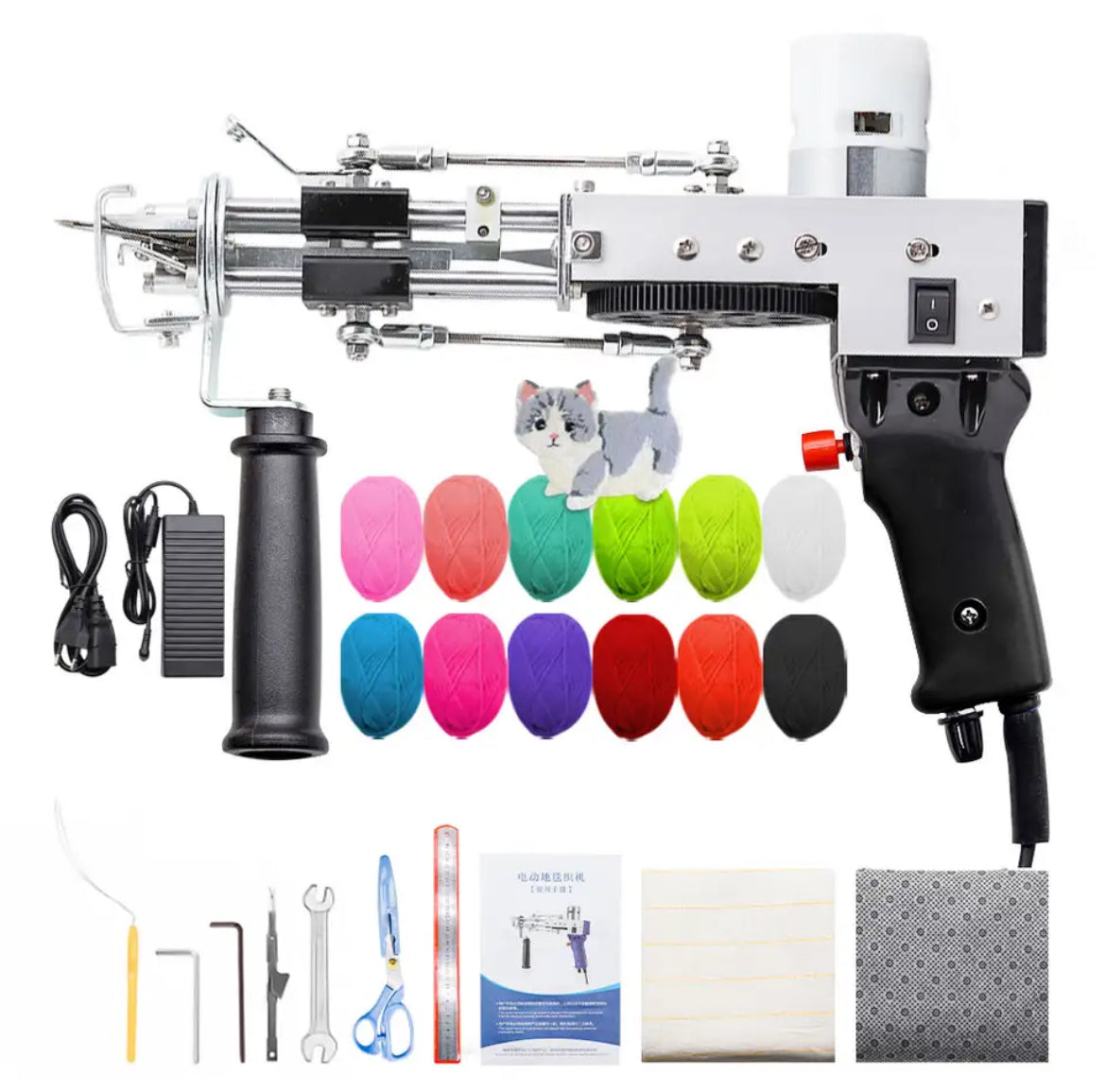 2-in-1 Tufting Gun Starter Kit - Rug Making & Carpet Craft Tools – The ...