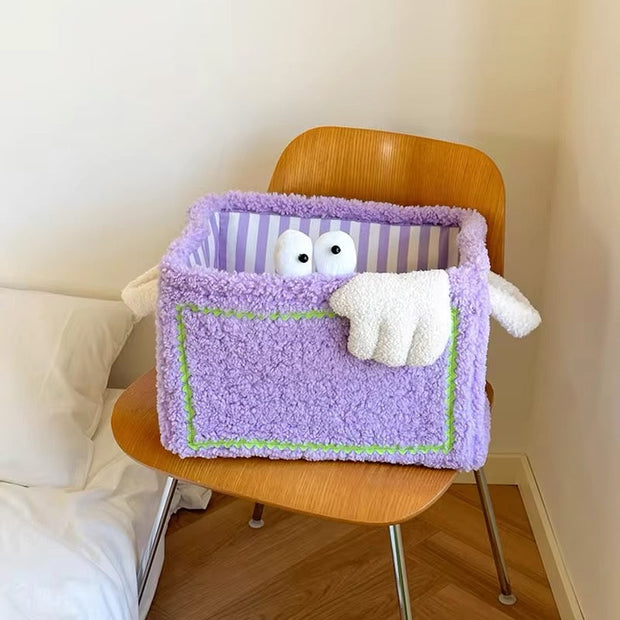 Cute Cartoon Storage Basket – Organizer for Laundry & Toys – The Feelz