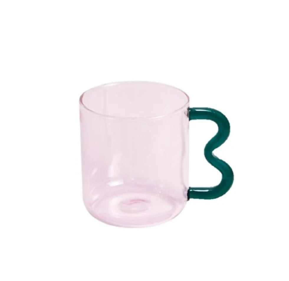 Colorful Glass Cups - Art Deco Mocktail & Drinkware Tools – The Feelz