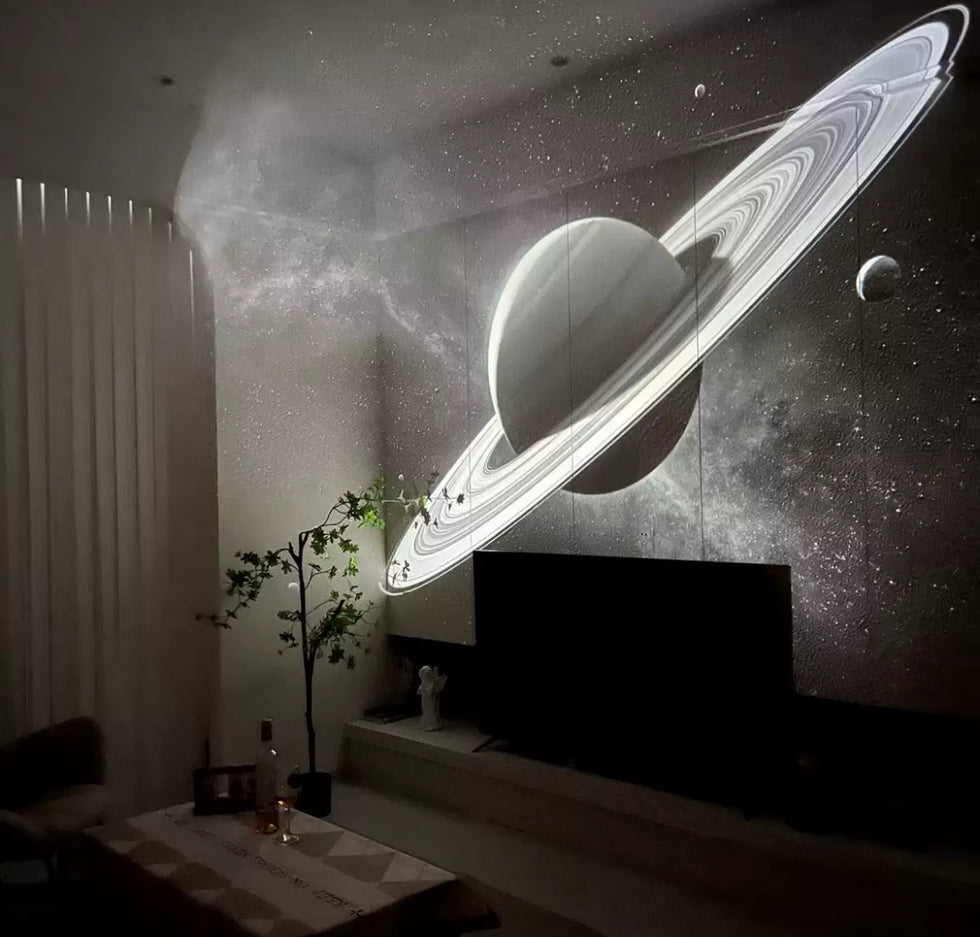 Night Light Galaxy Projector – Stars Lamp & Bedroom Decor – The Feelz
