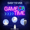 GAME TIME LED Neon Sign - Neon Game Room Wall Decor – The Feelz