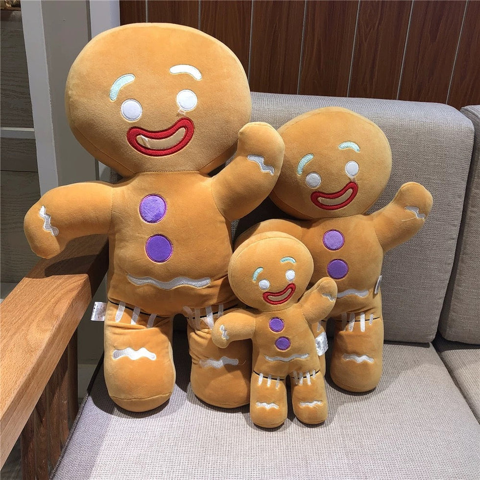 Gingerbread Man Plush Toy - Festive Christmas Decor & Gift – The Feelz