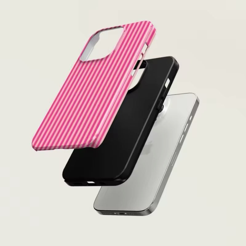 Retro Striped iPhone Case | Retro & Preppy iPhone Cover – The Feelz