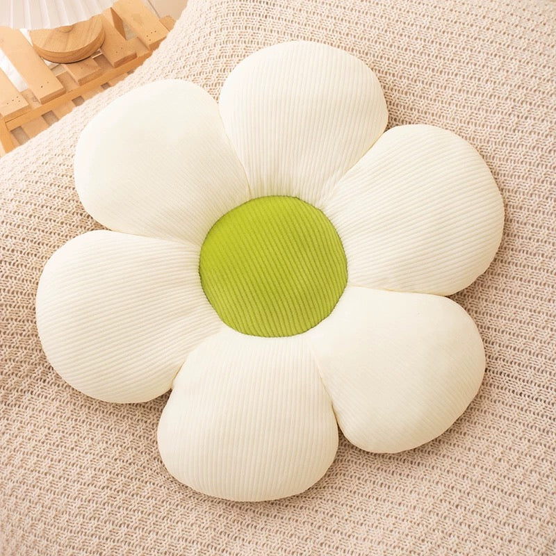 Soft Flower Cushion Pillow – Daisy & Sunflower Plush Decor – The Feelz