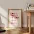 Heart Red Quote Poster | Positive Retro Wall Art Print – The Feelz