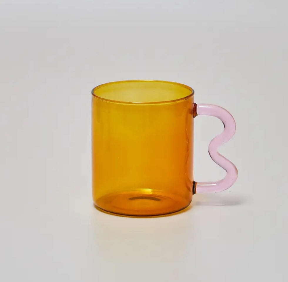 Colorful Glass Cups - Art Deco Mocktail & Drinkware Tools – The Feelz