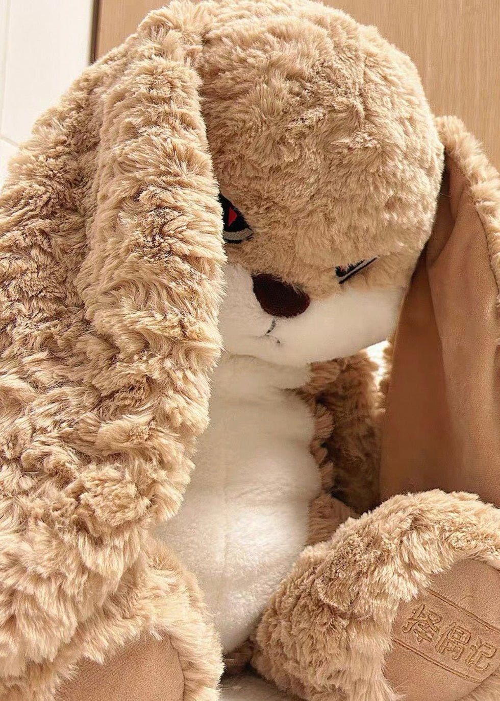 Angry Rabbit Plush Toy - Kawaii Long-Eared Bunny for Gifting & Decor ...