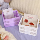 Pastel Folding Storage Basket | Korean Organizer for Desk & Dorm – The ...