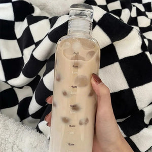 Modern Gym Bottle | Large Capacity with Time Marker – The Feelz