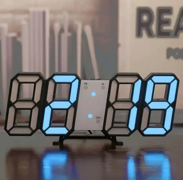 Smart 3D Clock – Modern Decor for Bedroom & Desk Clock – The Feelz
