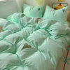 Mint Green Heart Bedding Set – Soft Girl Mint Duvet Cover Set – The Feelz