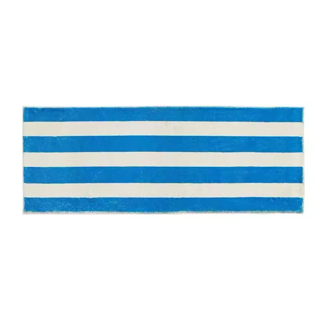 Danish Pastel Bedroom Rug - Colorful Geometric Soft Carpet