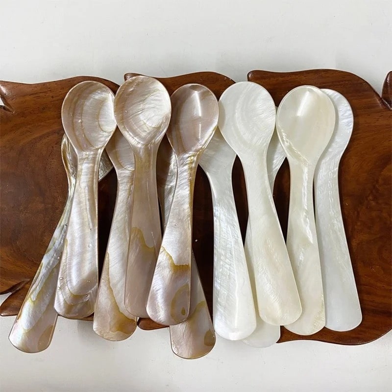 Natural Shell Spoon | Eco-Friendly Mother of Pearl Caviar Spoon – The Feelz