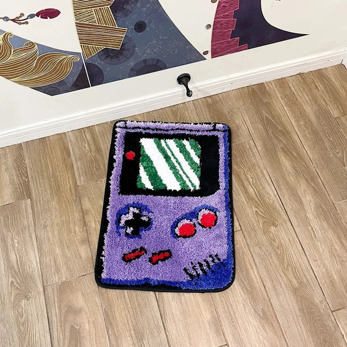 Retro Game Tufted Rug – Game Rug for Gamer Room Decor – The Feelz