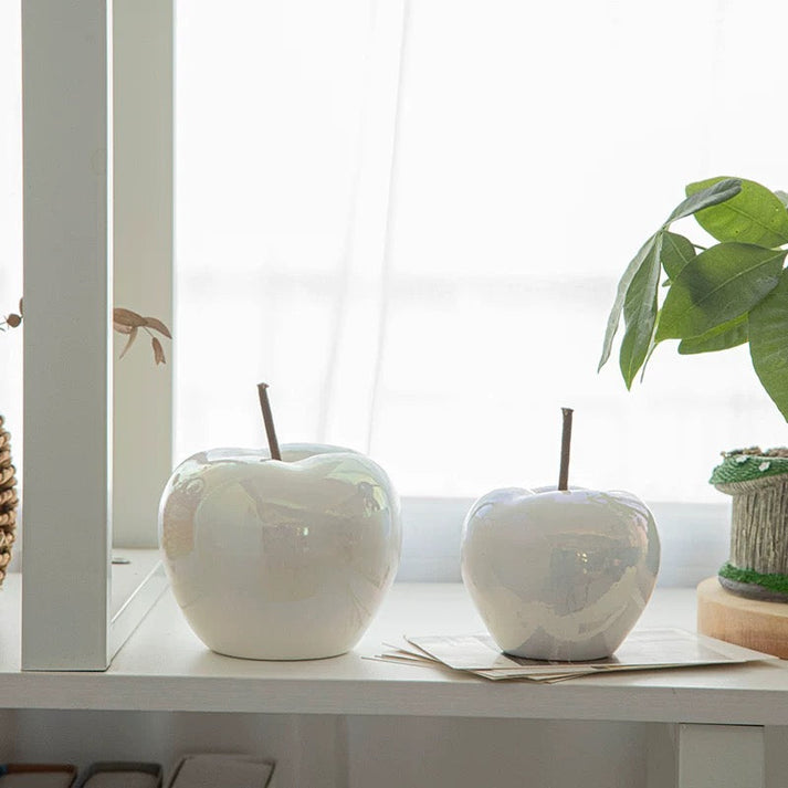 LED Pearl Apple Lamp - Aesthetic Fruit Night Light for Bedroom