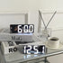Nordic Silver Clock | Minimalist Alarm LED Digital Clock & Decor – The ...