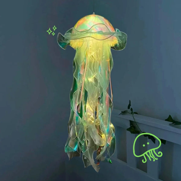 LED Jellyfish Lamp | Glowing Night Light for Ocean & Mermaid Decor