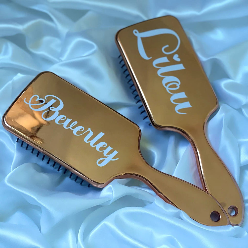 Personalized Hair Brush – Custom Bridal Gift for Bridesmaids – The Feelz