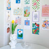 Colorful Flower Postcards Set - Decorative Cards for Decor – The Feelz