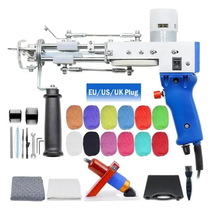 2-in-1 Tufting Gun Starter Kit - Rug Making & Carpet Craft Tools