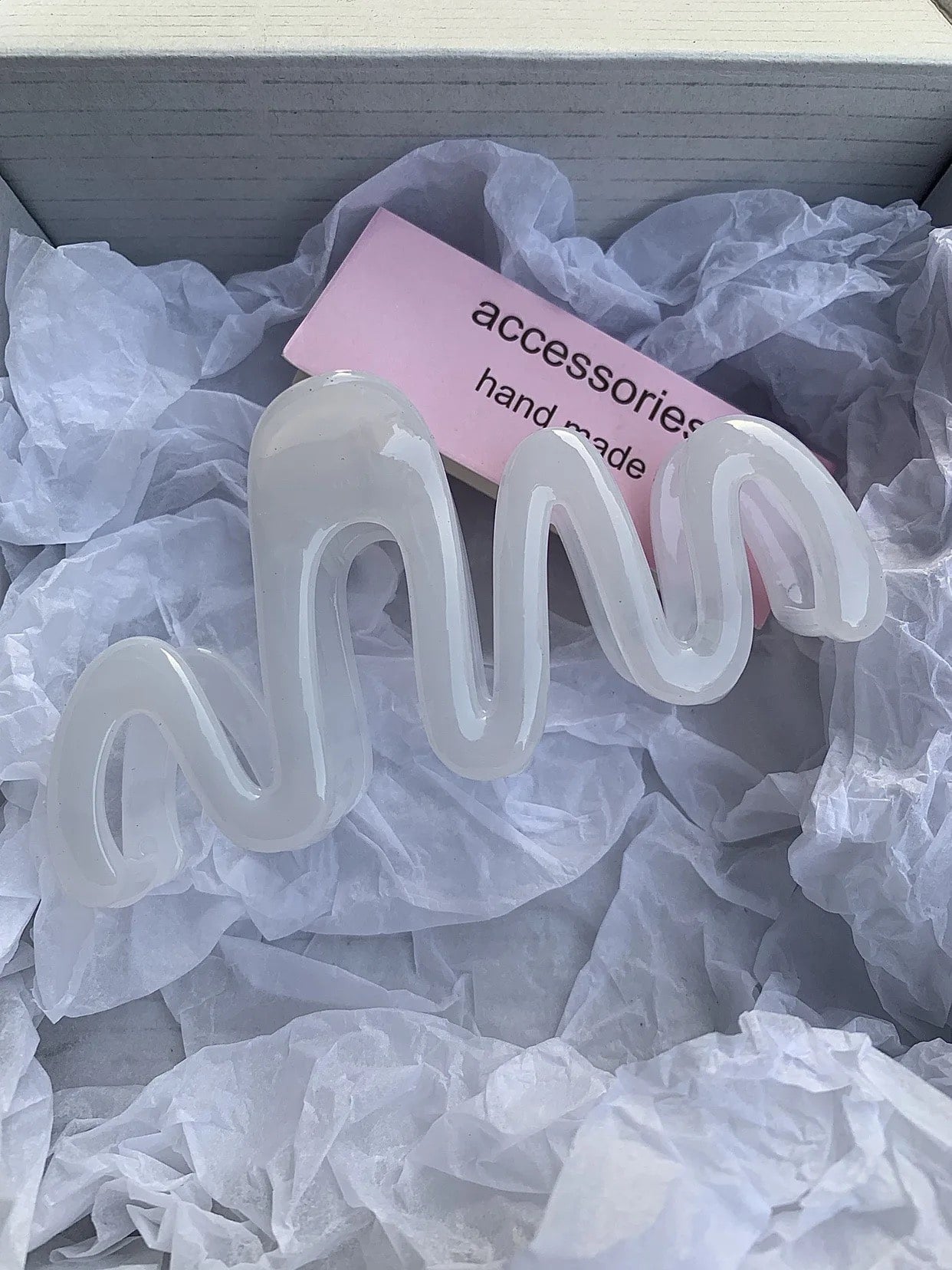 Colorful Jelly Wave Hair Hairpin – Korean Coquette Hair Clip