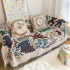 Retro Art Throw Blanket - Bold Abstract Blanket for Maximalist Rooms ...