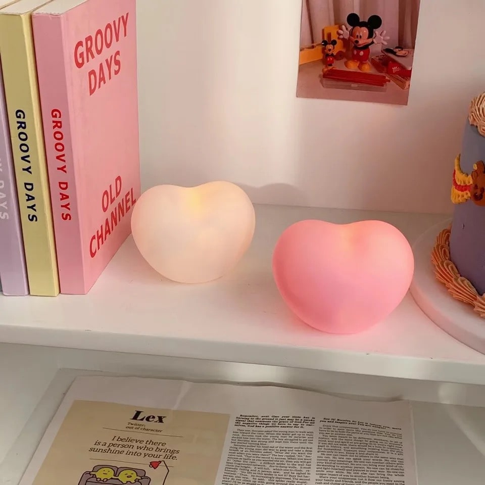 Love Light Lamp | Cute 3D Heart Night Light for Decor & Gifts – The Feelz