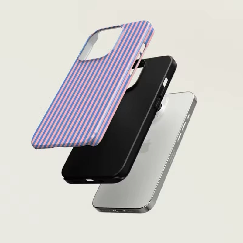 Retro Striped iPhone Case | Retro & Preppy iPhone Cover