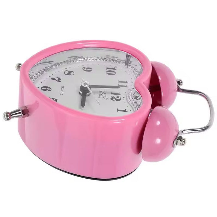 Heart Pink Alarm Clock | Coquette Room Decor Gift for Her