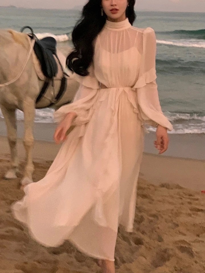 Coquette Dress - Puff Sleeve Mini Dress – Vintage Design – The Feelz