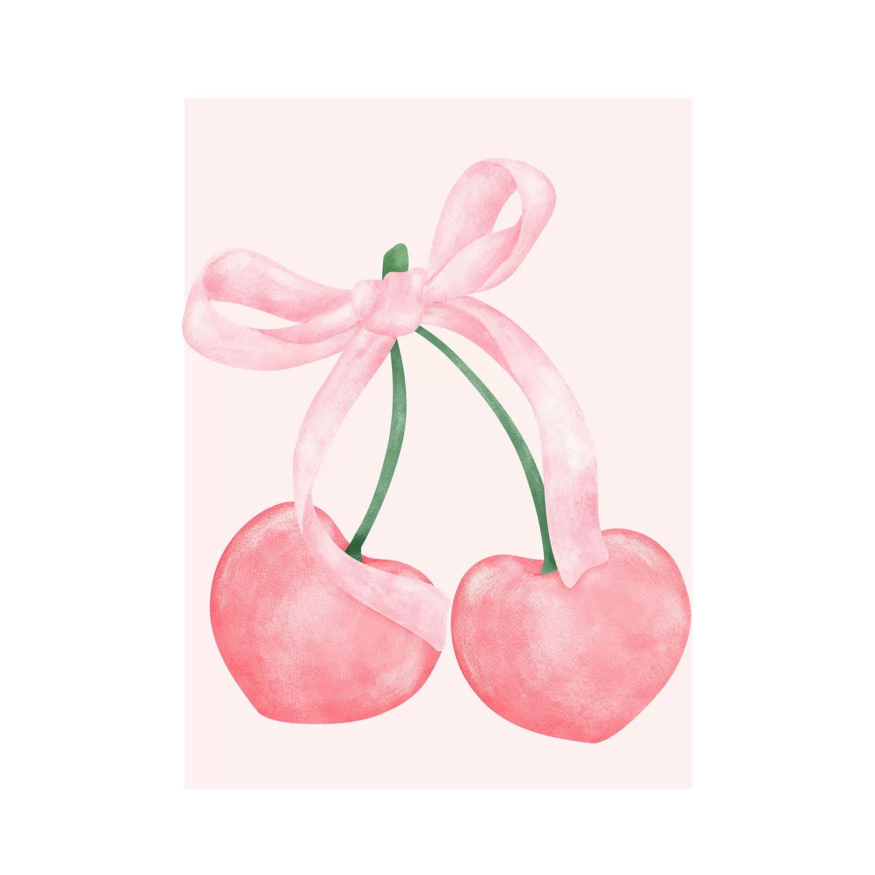 Pink Bow Coquette Poster - Coquette Bow Canvas Prints for Bedroom