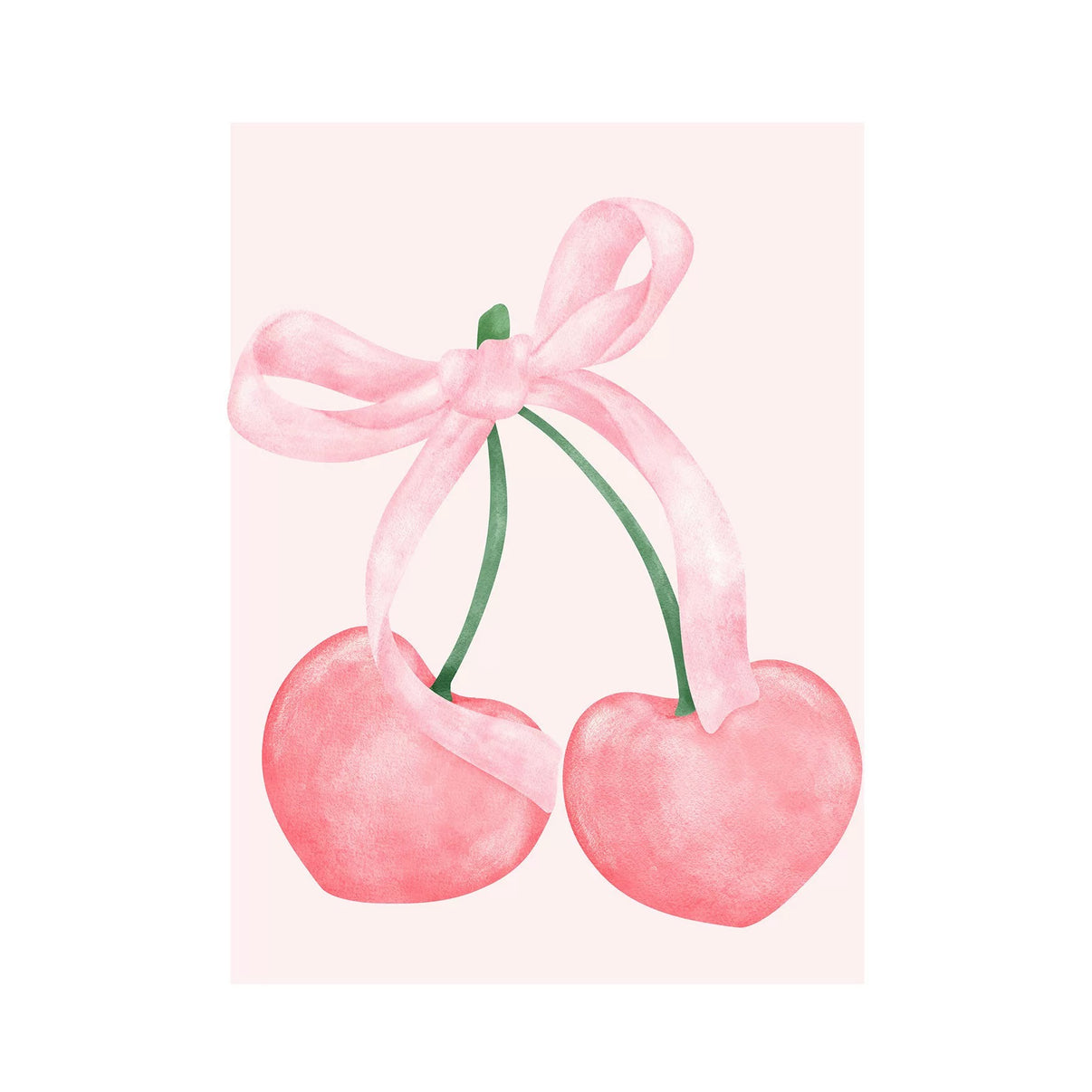 Pink Bow Coquette Poster - Coquette Bow Canvas Prints for Bedroom