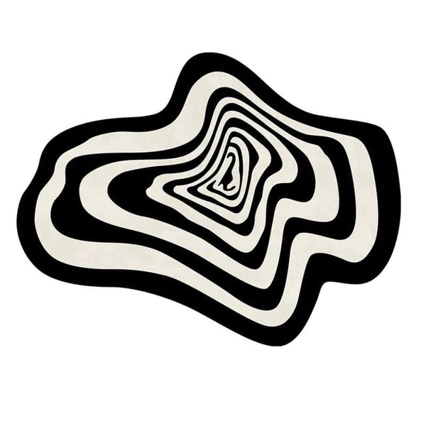 Hypno Blob Tufting Rug – Custom Hand-Tufted Wool Rug for Home Decor